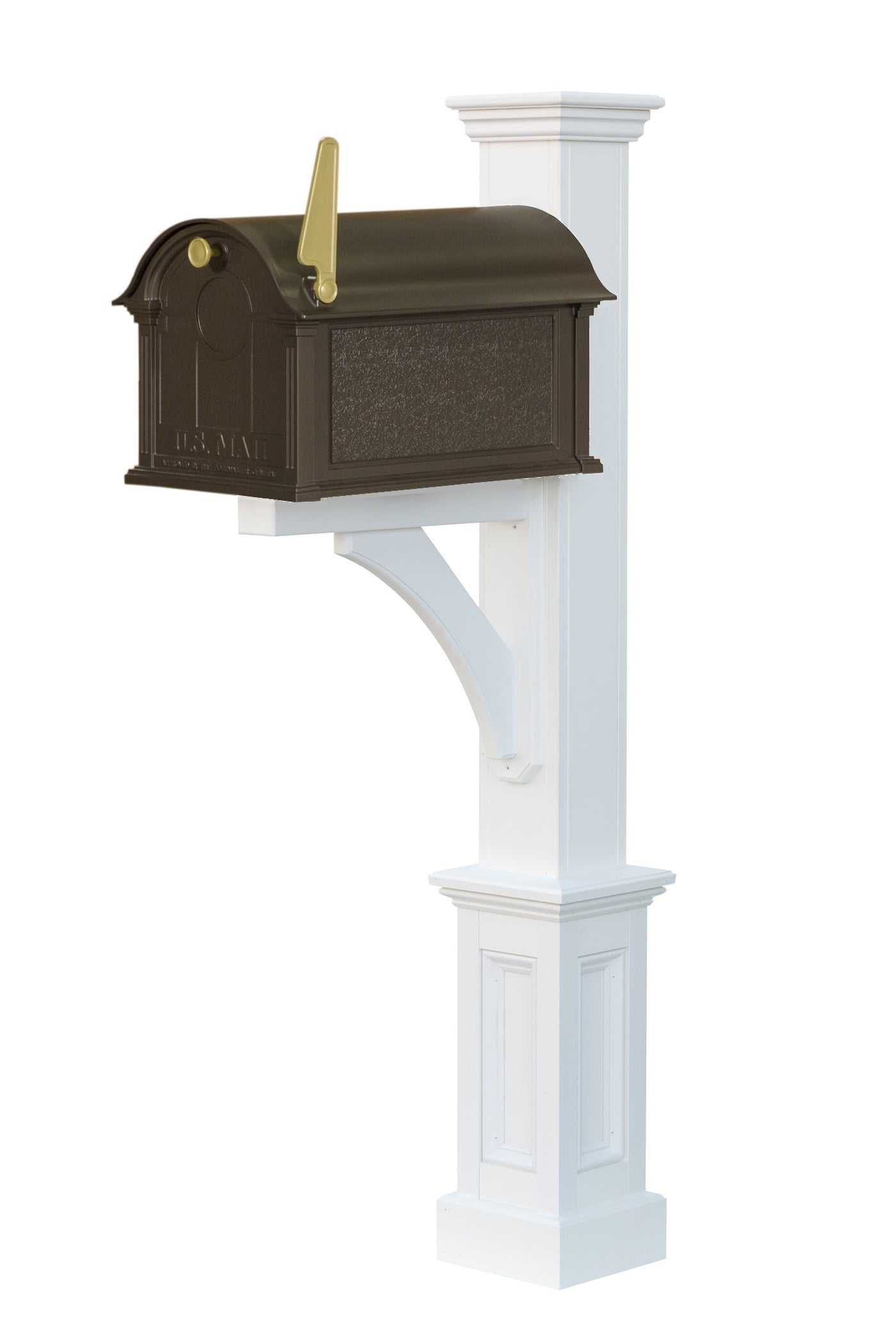 Royal Crowne Mailbox with Madison Post | Amish Furniture Market