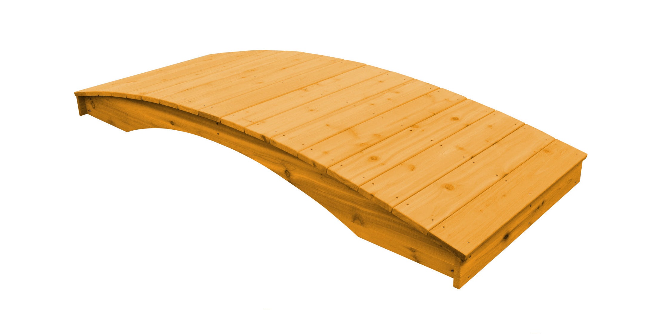 Heavy Duty Amish Cedar Plank Garden Bridges | Amish Furniture Market
