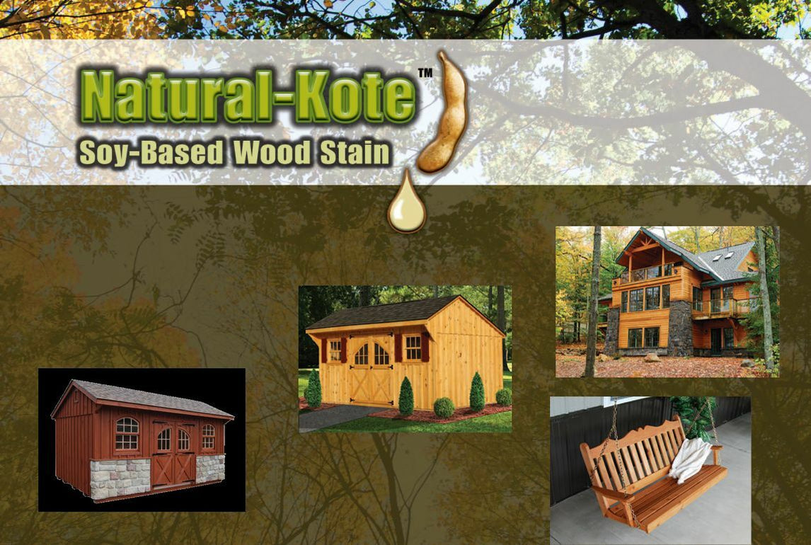 Natural Kote Nontoxic Soy-Based Wood Stains | Amish Furniture Market